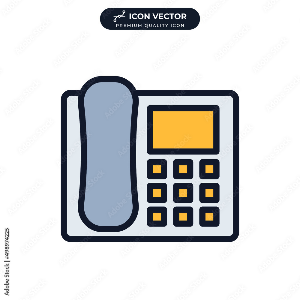 office phone icon symbol template for graphic and web design collection ...