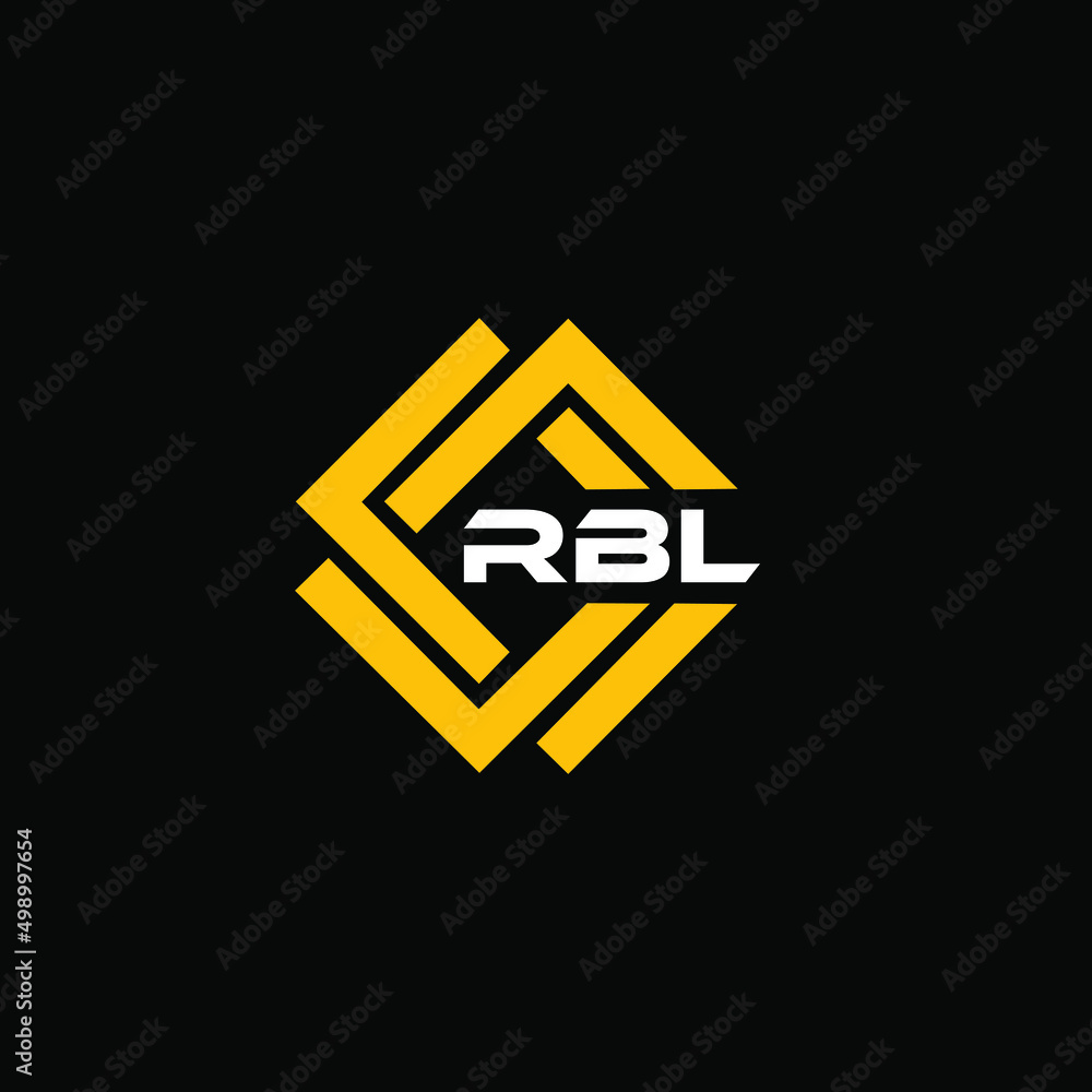 RBL 3 letter design for logo and icon.RBL monogram logo.vector ...