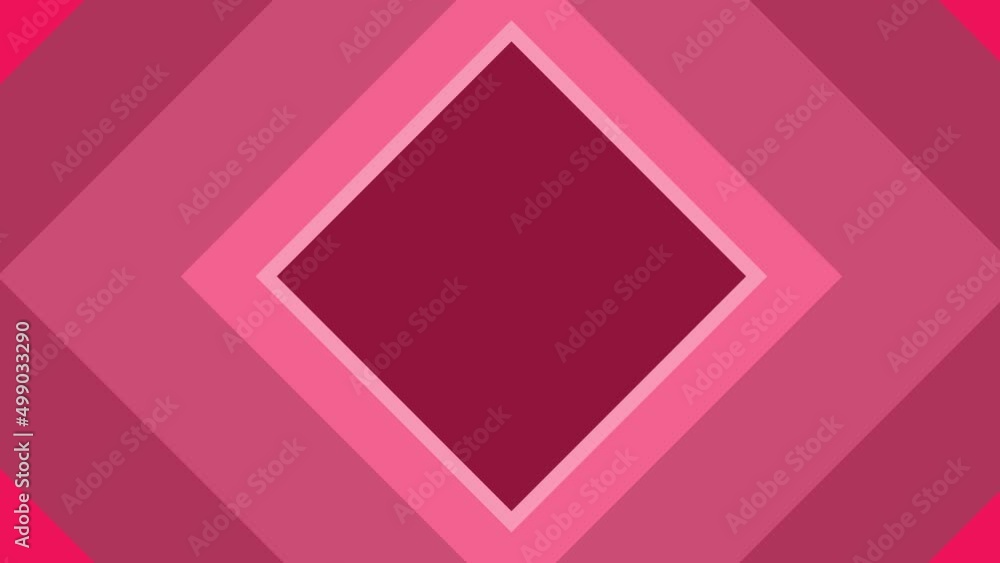 Abstract Red Shapes Smooth Animation 4K. Modern Colors backdrop square ...