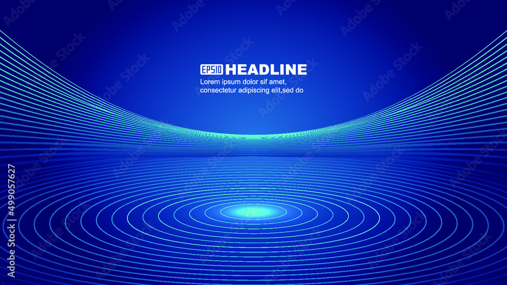 Lines form the vector background of the scene in the science and ...