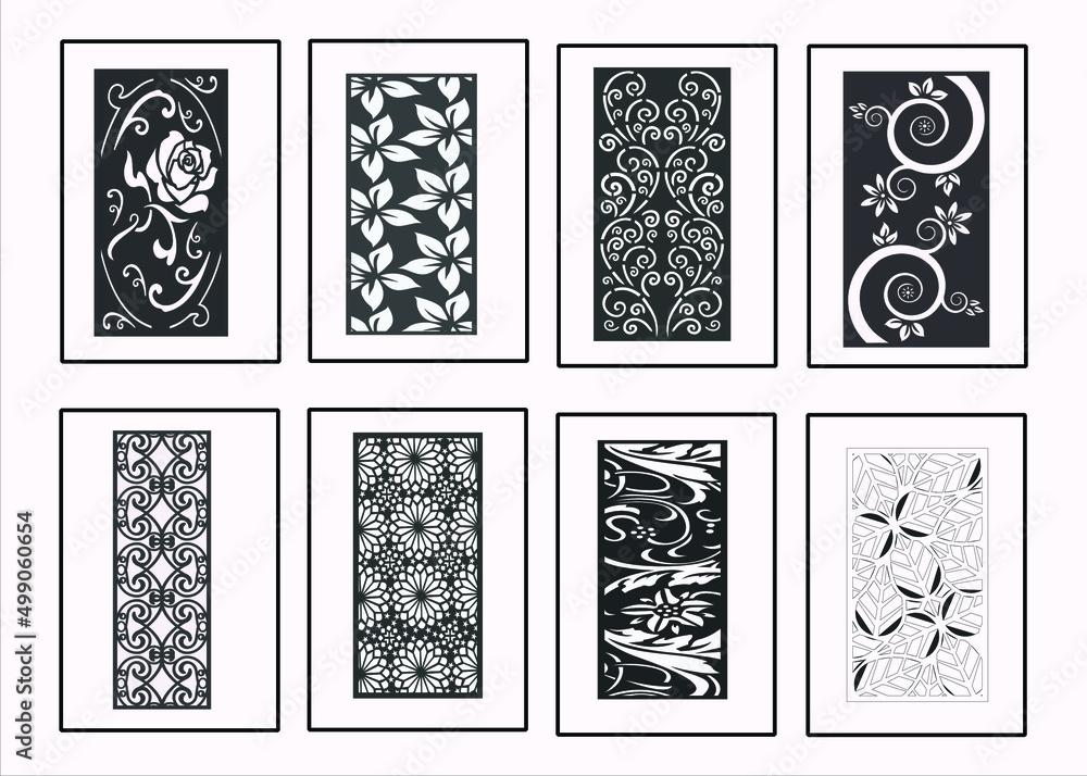 Decorative Wall Panel Set Jali Design For Graphic And CNC Router decorative-wall-panel-set-jali-design-for-graphic-and-cnc-router