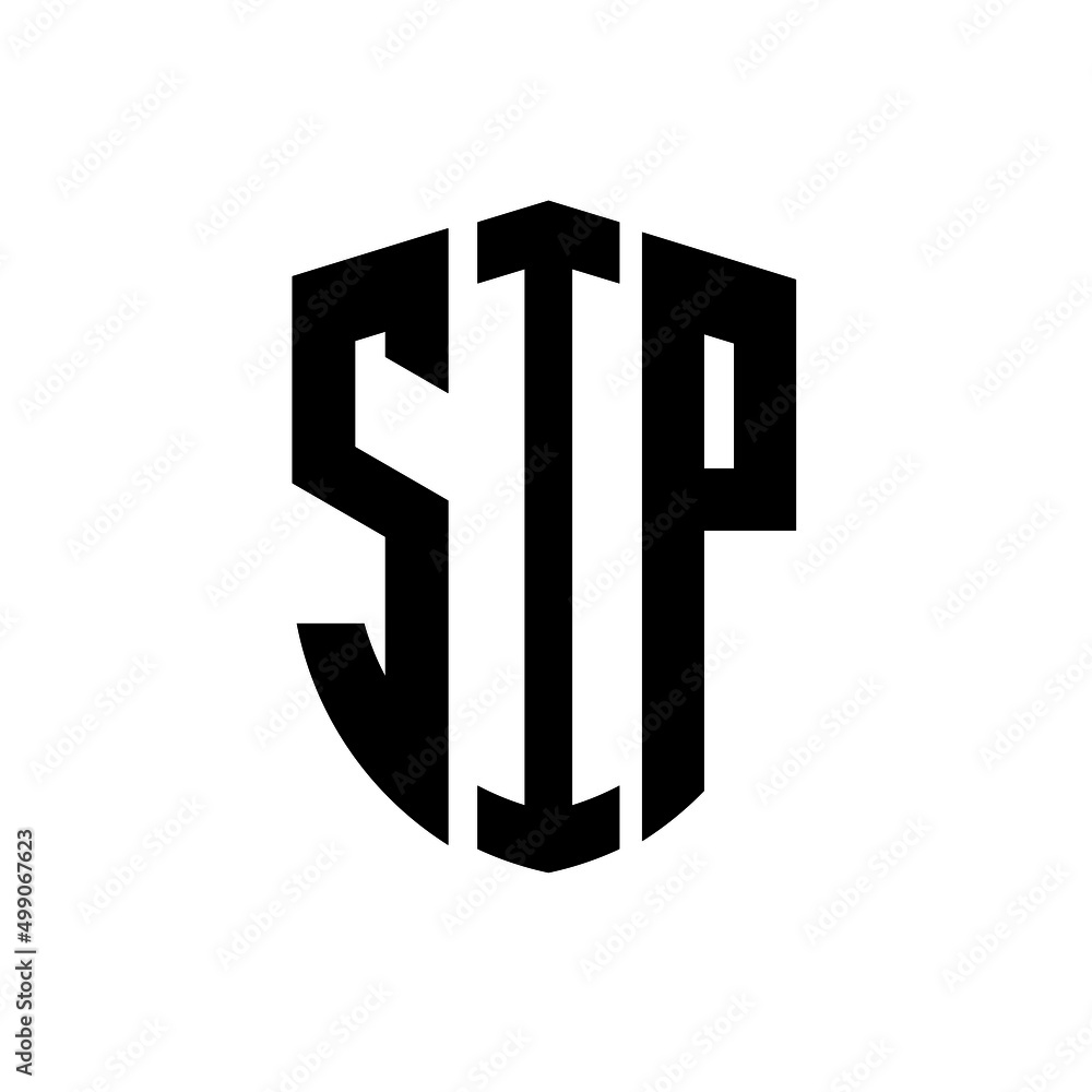 SIP letter logo design. SIP modern letter logo with black background ... SIP letter logo design. SIP modern letter logo with black background ...