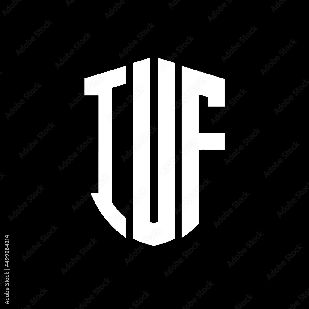 SVF letter logo design. SVF modern letter logo with black background ...