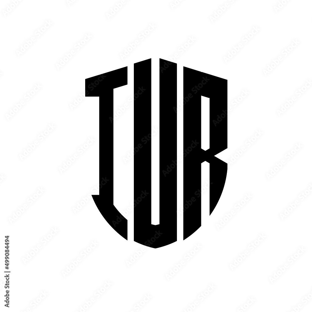 SVR letter logo design. SVR modern letter logo with black background ...