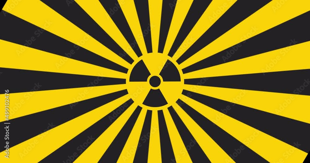 Sign dangerous Ionizing radiation pop art style, Ionizing radiation ...