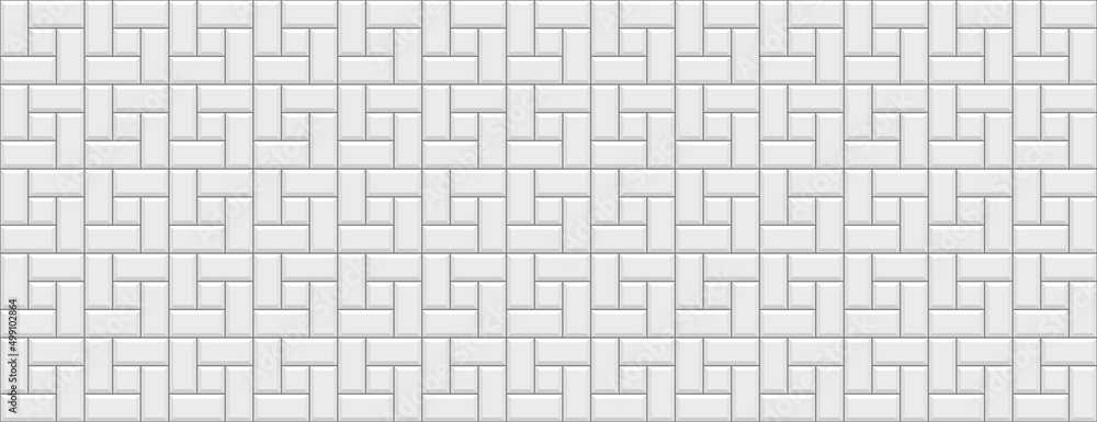 Seamless brick texture. Tile subway wall. Apron faience print. Vintage ...