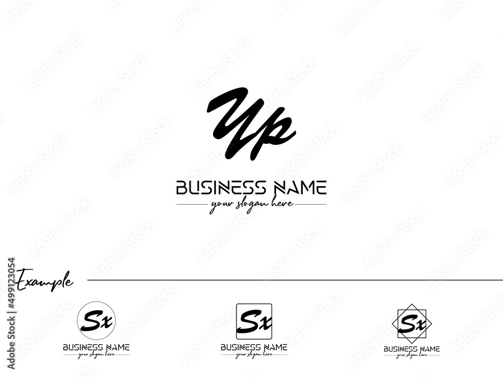 New YP Logo, Signature Yp py Logo Letter Design For Business Stock ...