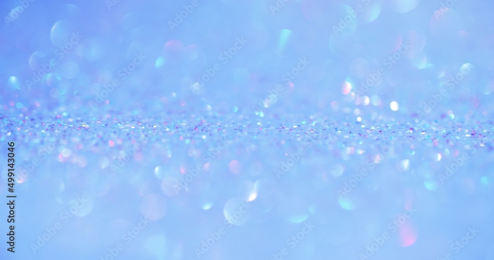 Bokeh light. Iridescent background. Underwater sequin reflection ...