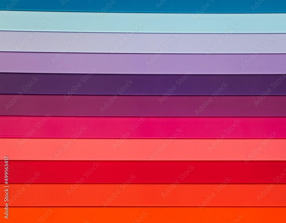 Conjunto de listones en diferentes colores y tonalidades Stock イラスト ...