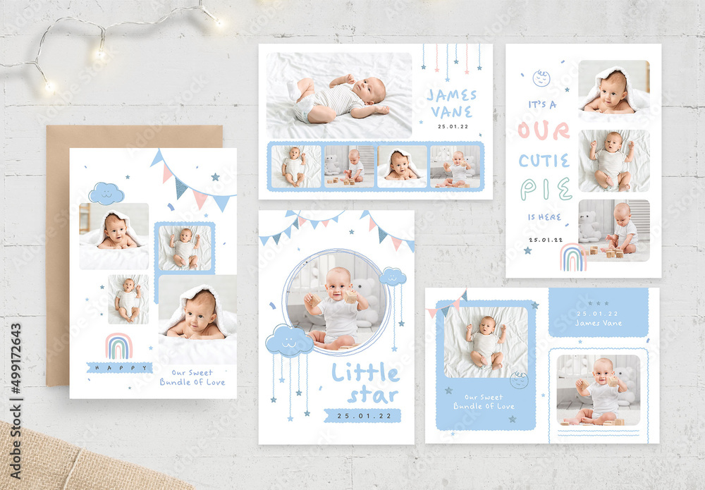 Postcard For Newborn Baby