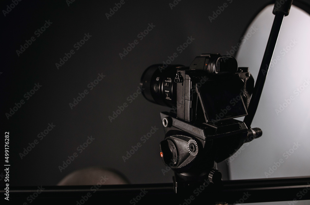 backstage closeup camera and details Stock Photo | Adobe Stock