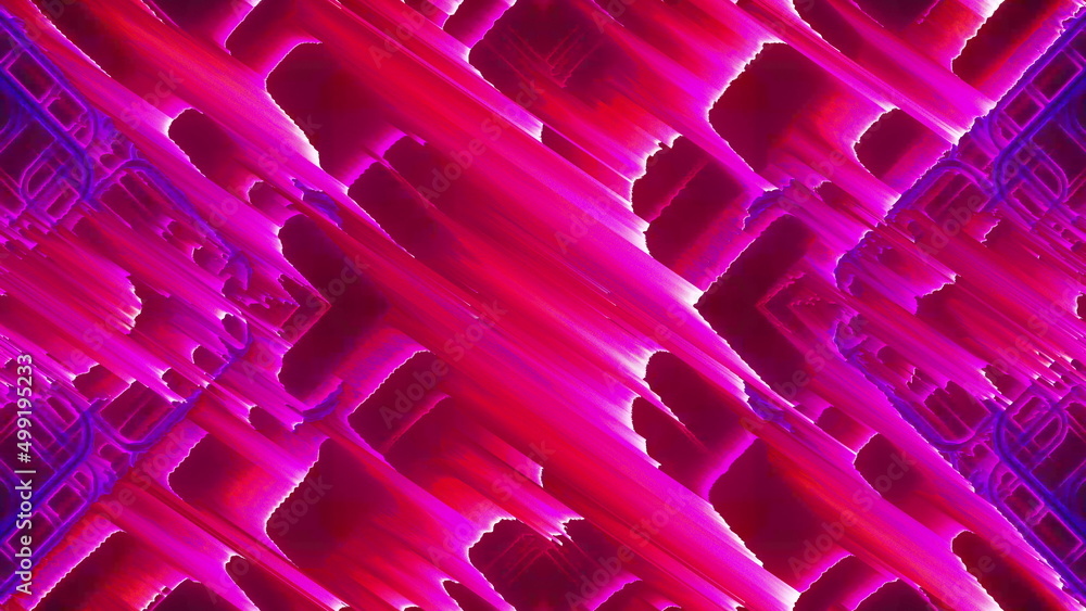 Glitch noise. Computer generated 3d render Stock Illustration | Adobe Stock