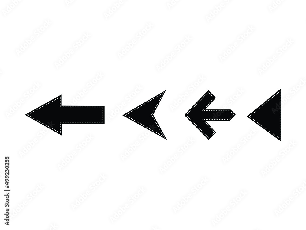 Arrow Vector Illustration Presentations Explanation Design Element