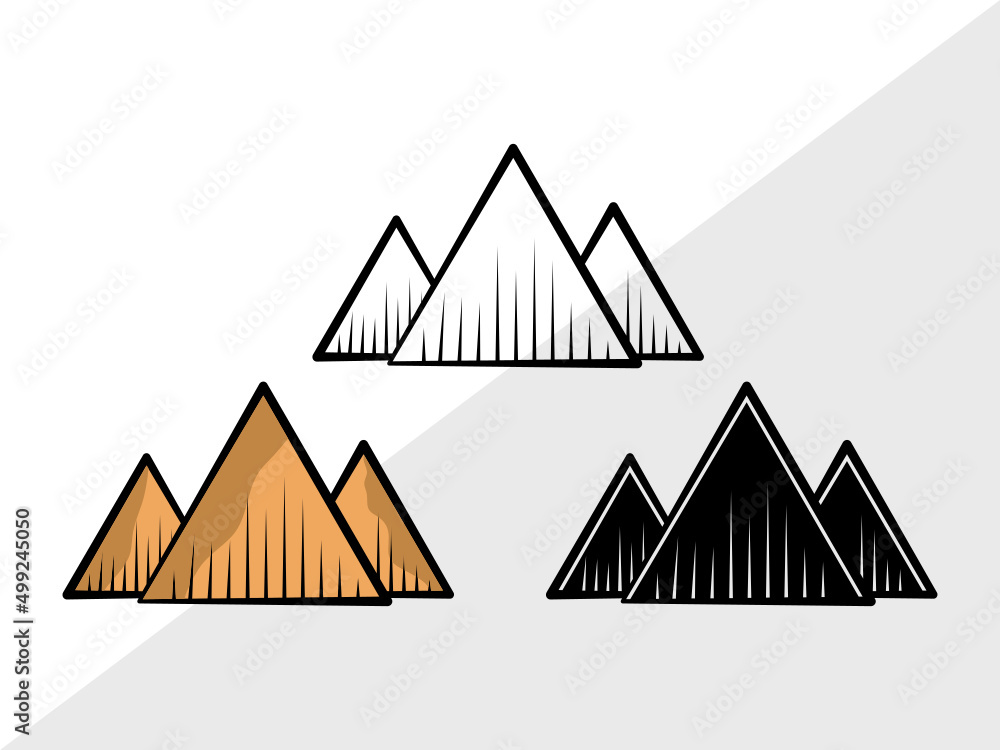 Pyramid SVG | Egypt Svg | Landmark Svg | Egeptian Svg | Pyramid Clipart ...