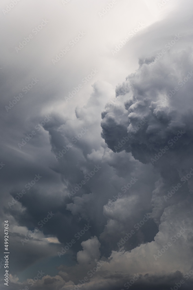 Storm clouds close-up on the sky background Stock Photo | Adobe Stock
