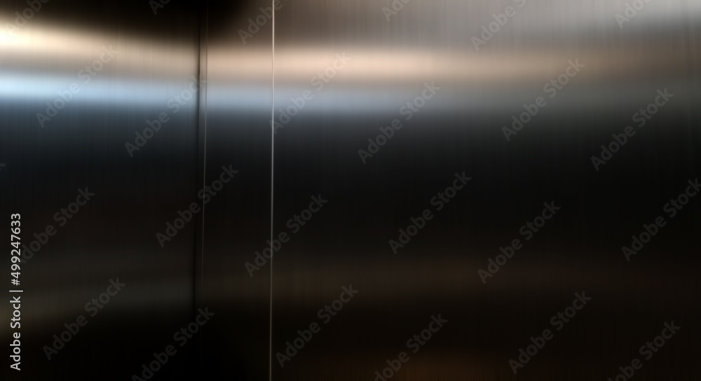 Reflection of light on a shiny metal texture,stainless steel background ...
