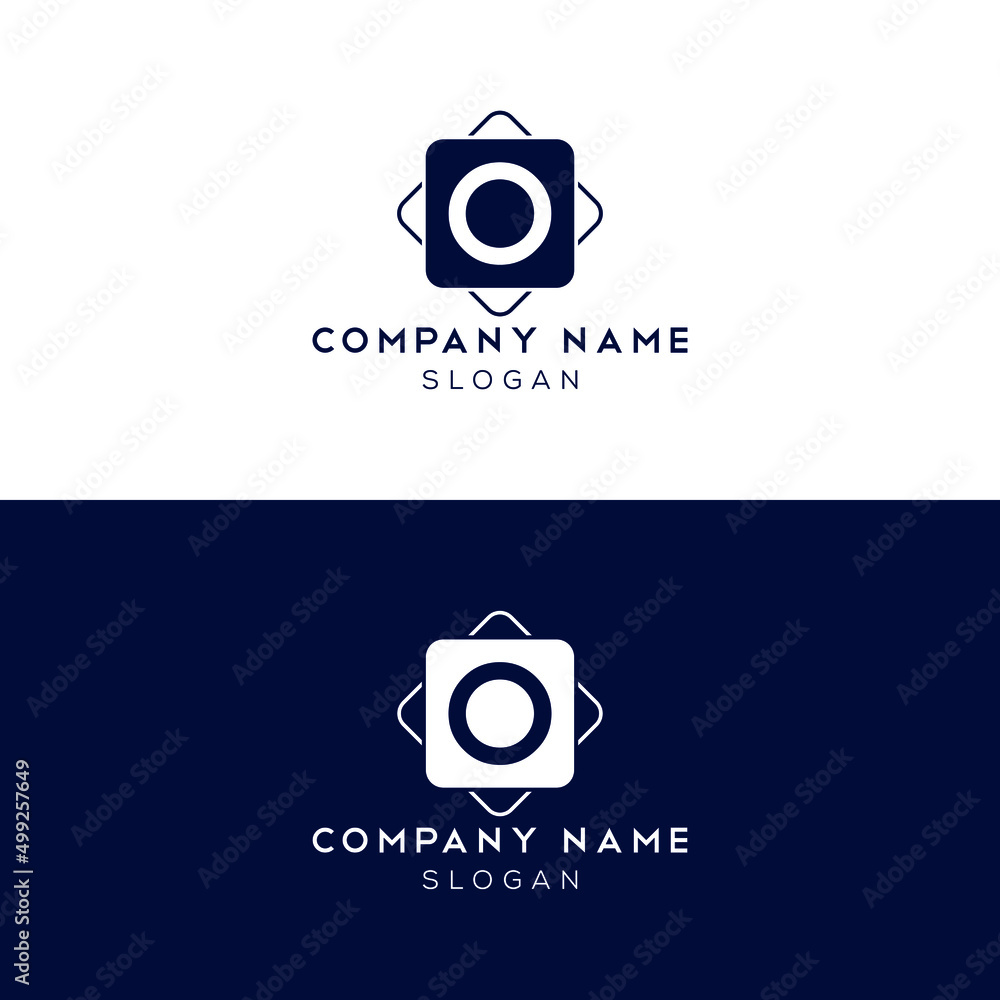 O logo design, letter O logo design. O template design. Stock Vector ...