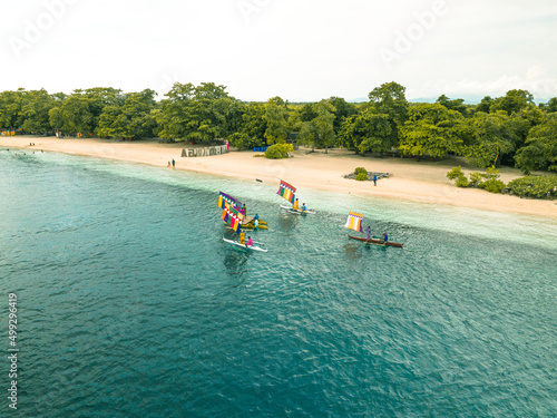 Plakat VINTA BOAT OF ZAMBOANGA The vinta is a traditional outrigger ...