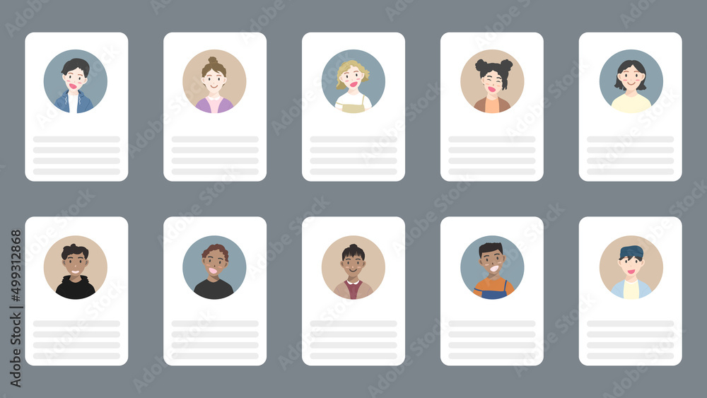 Male and female characters have different faces, skin tones, hairstyles ...