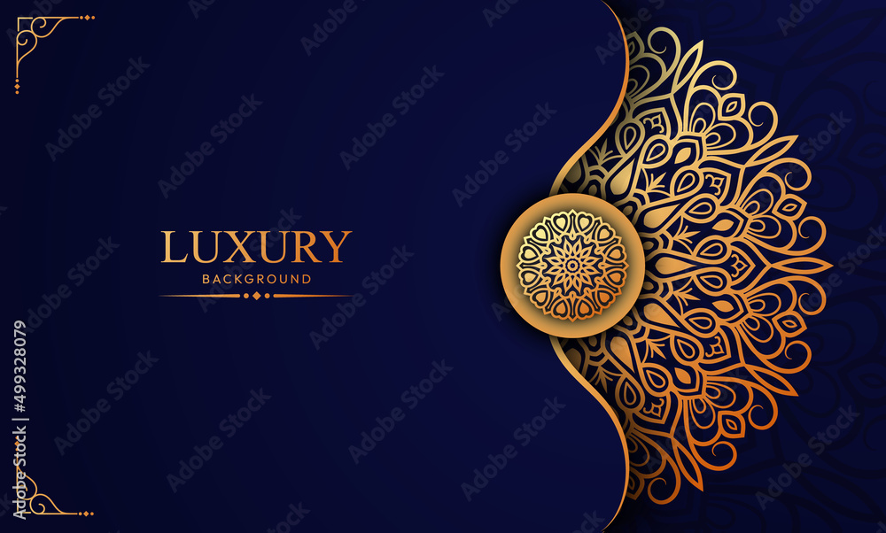 Creative luxury mandala background design Stock Vector | Adobe Stock