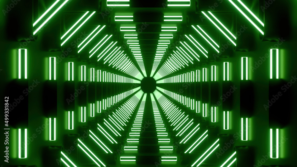 Green abstraction .Design. The green background covered with drawings ...