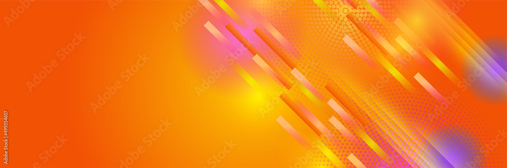 Modern minimal orange futuristic technology science background design ...