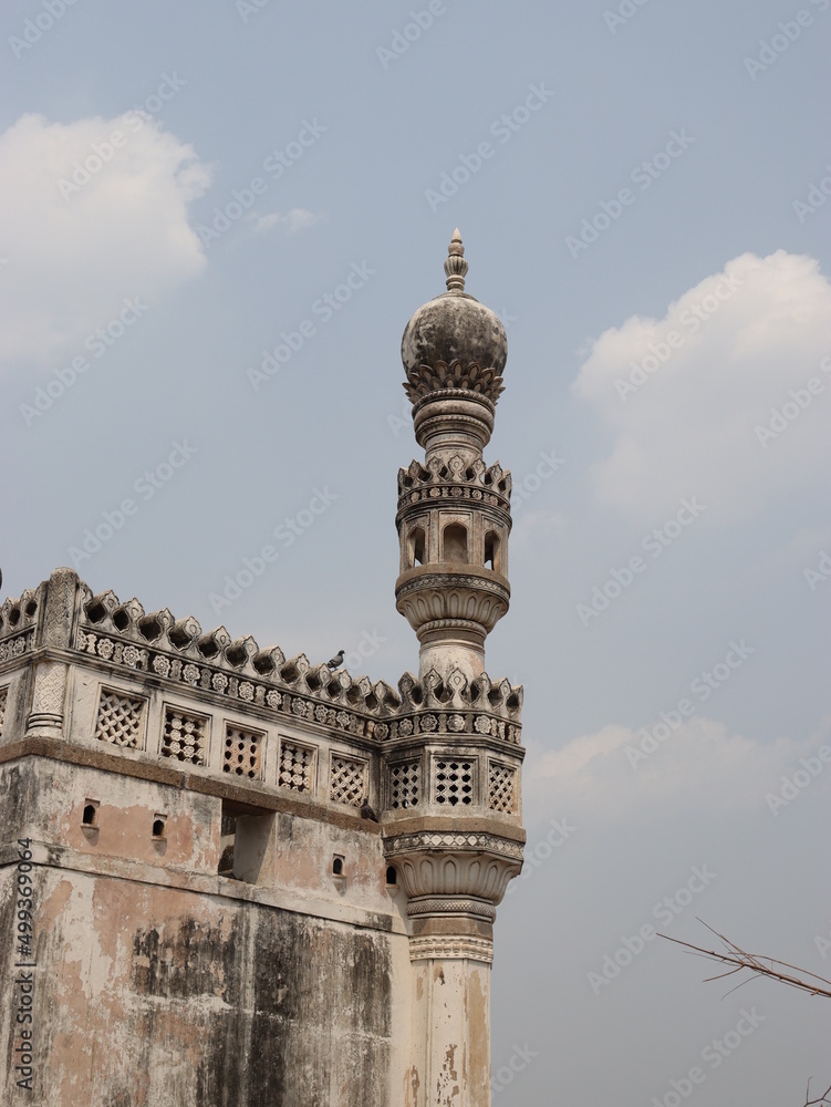 minaret of mosque Stock Photo | Adobe Stock