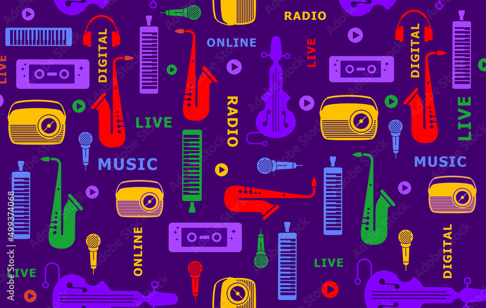 Music poster icon banner, poster, icon, Stock Vector | Adobe Stock