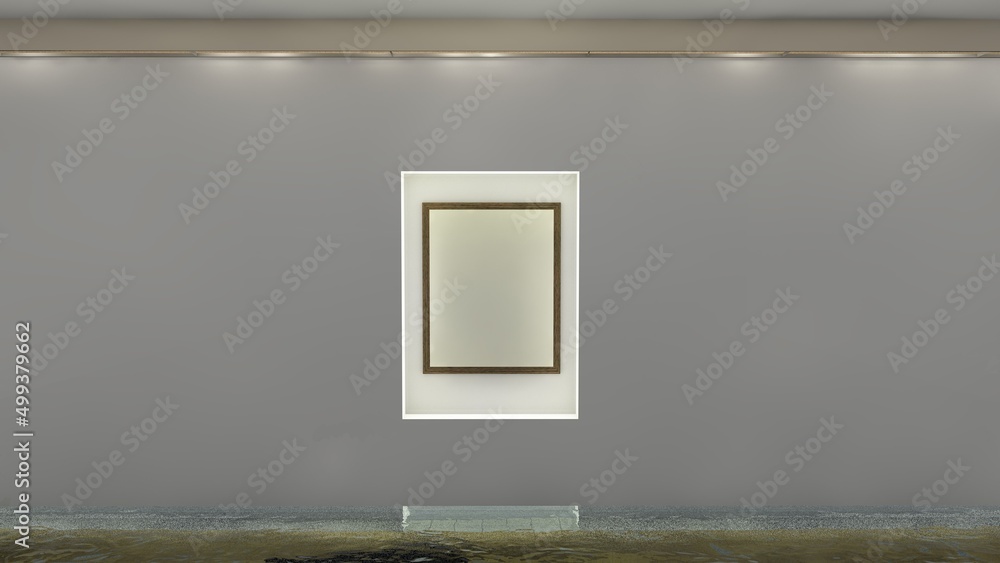 liminal space white tile room Stock Illustration | Adobe Stock