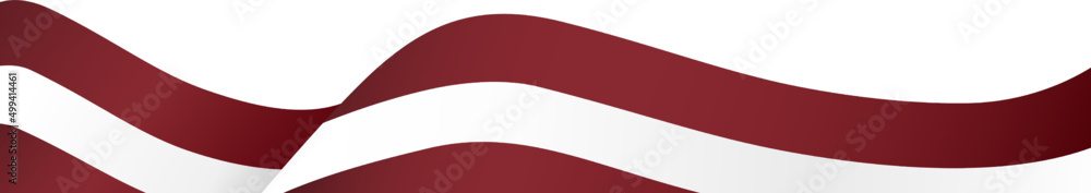 Latvia flag wave isolated on png or transparent background,Symbol ...