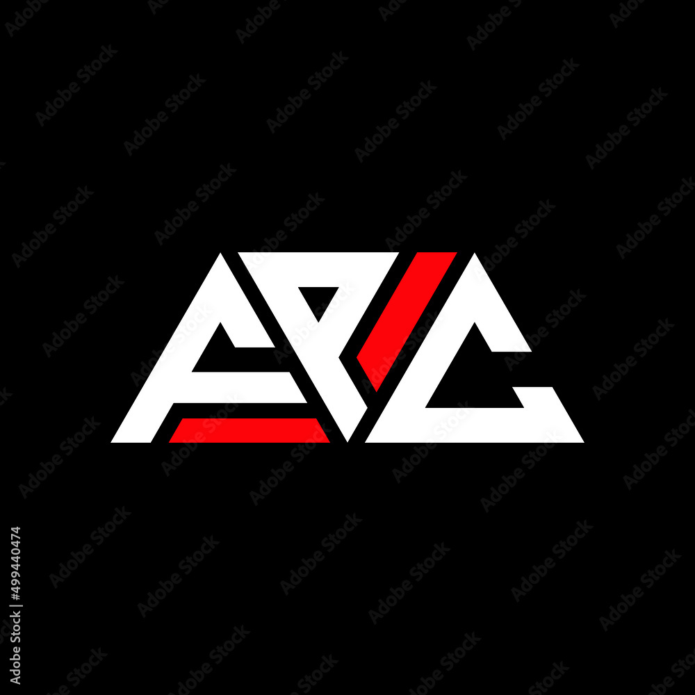 Vetor de FPC triangle letter logo design with triangle shape. FPC ...