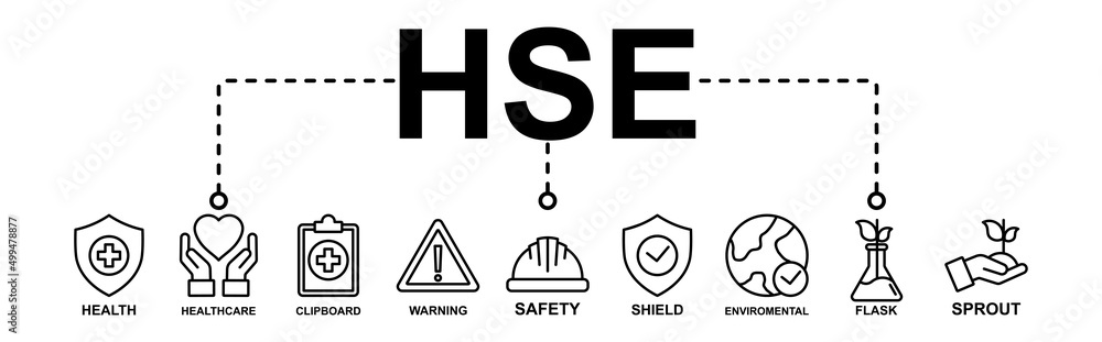 Hse Banner Web Icon Vector Illustration For Health, Healthcare ...