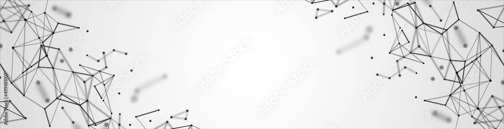 Vector halftone abstract background frame. Design plexus lines. Texture ...