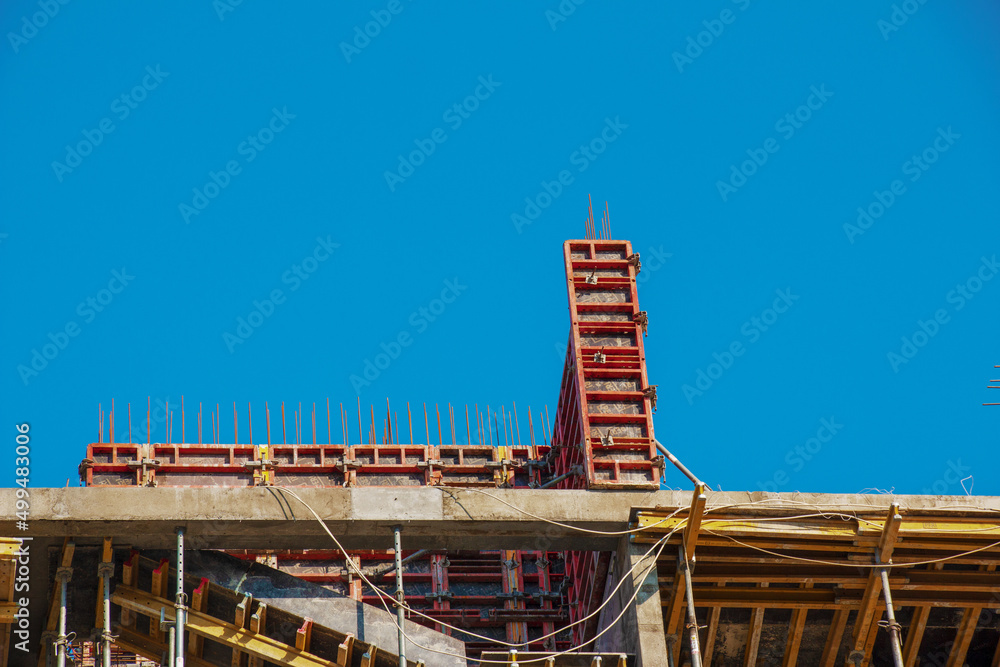 Formwork and building metal supports are used in the modern ...