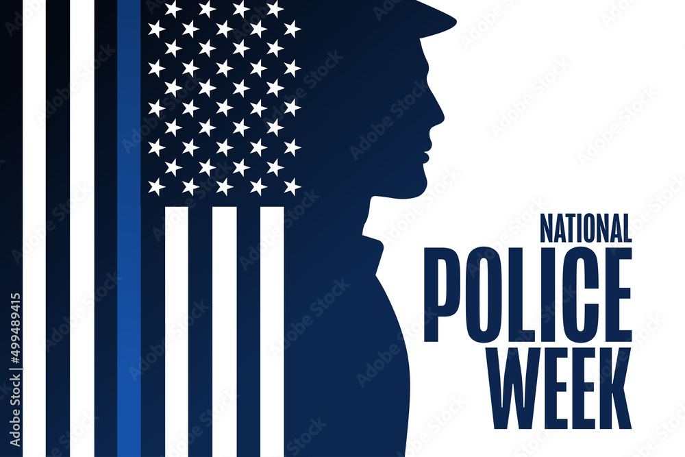 National Police Week. Holiday concept. Template for background, banner ...