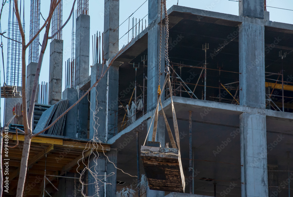 Formwork and building metal supports are used in the modern ...