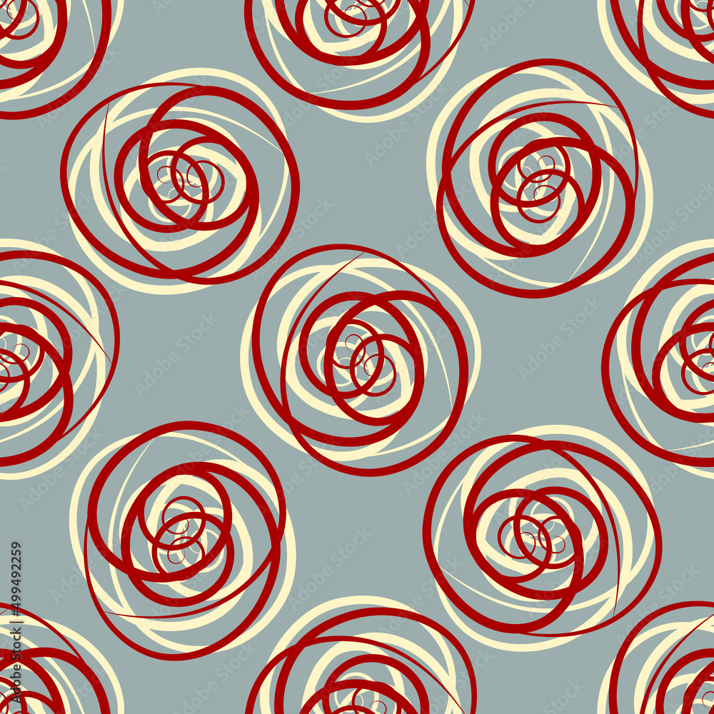 Elegant spiral twisted shape artsy pattern abstract with gray ...