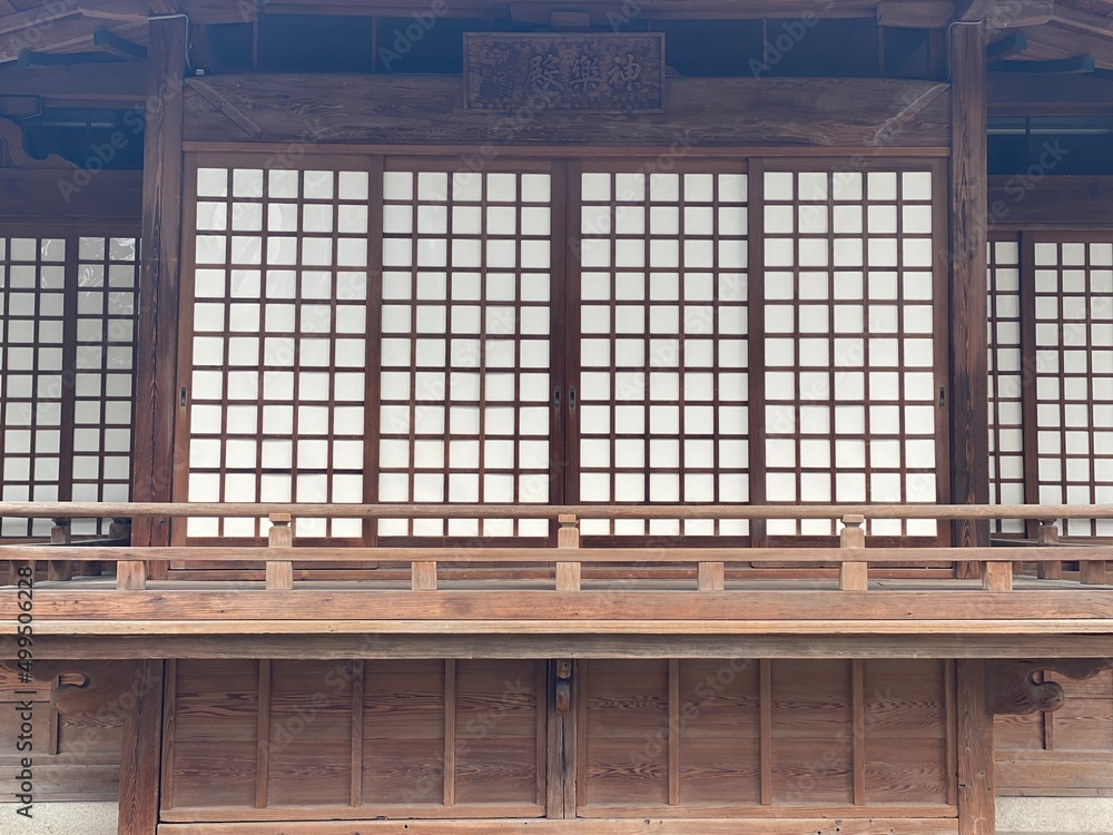 Japanese shrine scene, Otori shrine, Tokyo Japan, the traditional ...