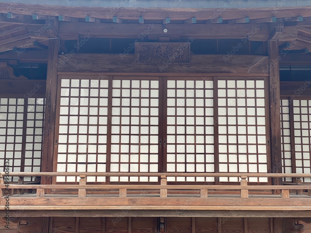 Japanese shrine scene, Otori shrine, Tokyo Japan, the traditional ...