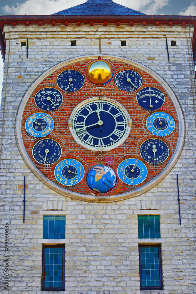 Lier (Zimmer tower), Belgium - April 9. 2022: View on medieval tower ...