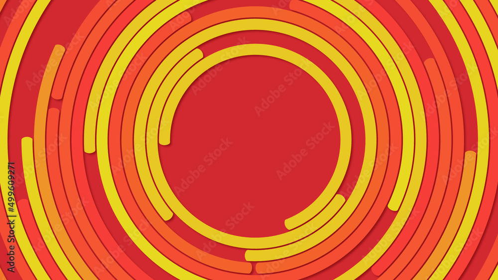 Background circles. Modern digital space background with rounded ...
