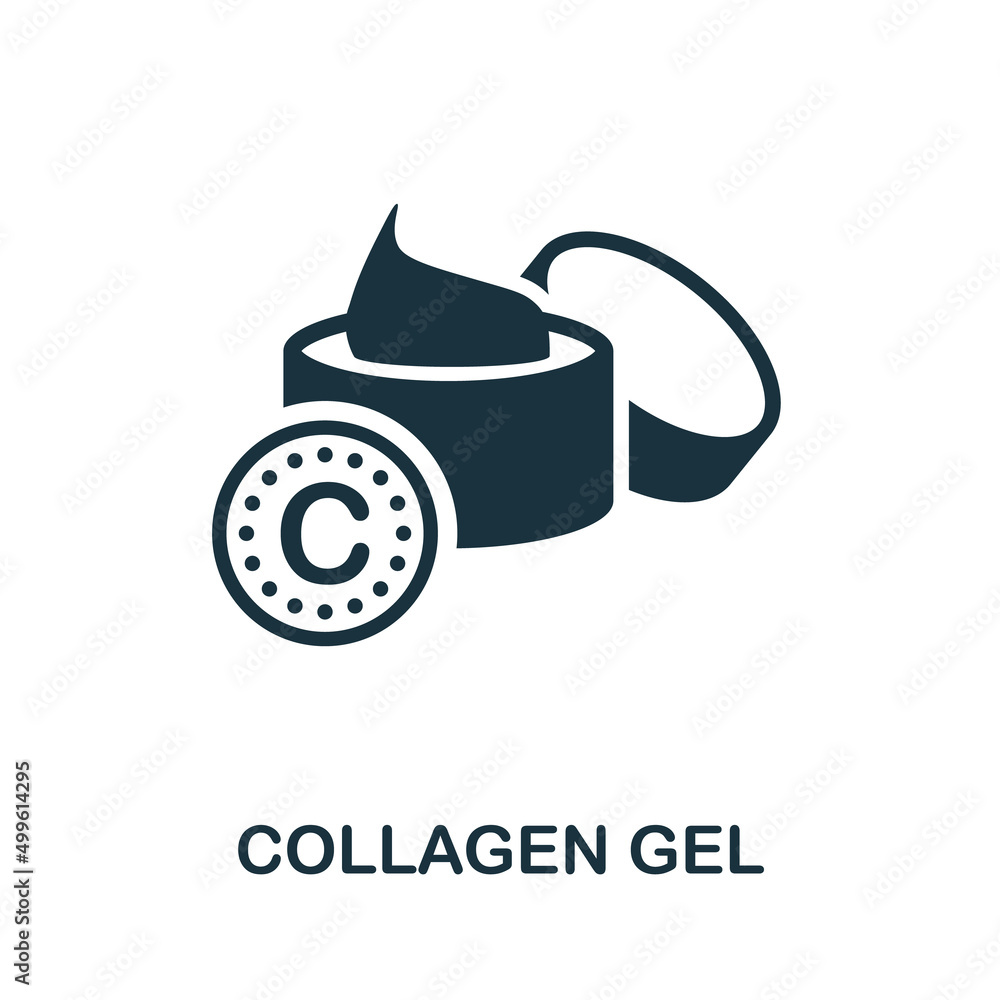Collagen Gel icon. Simple element from skin care collection. Creative ...