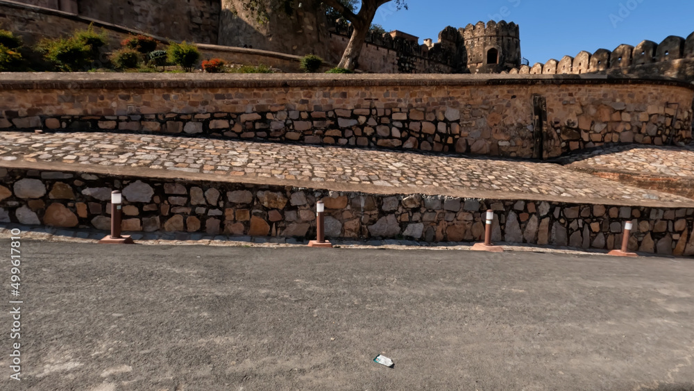 Inside the forts of India Stock Photo | Adobe Stock