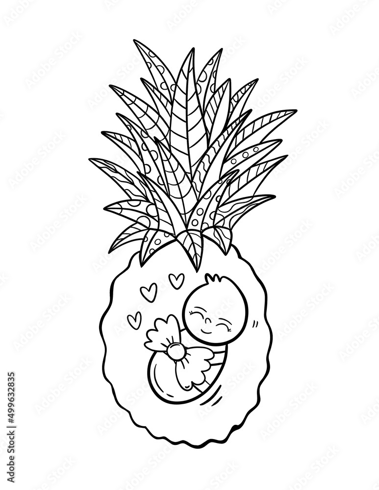 Adult coloring page in doodle style. Trendy adult coloring page, great ...