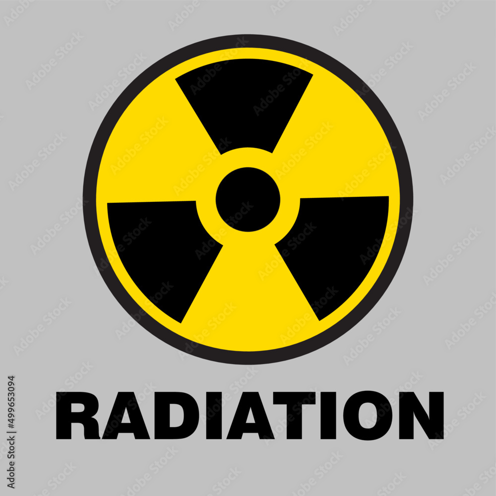 Sign of radioactive contamination Stock Vector | Adobe Stock