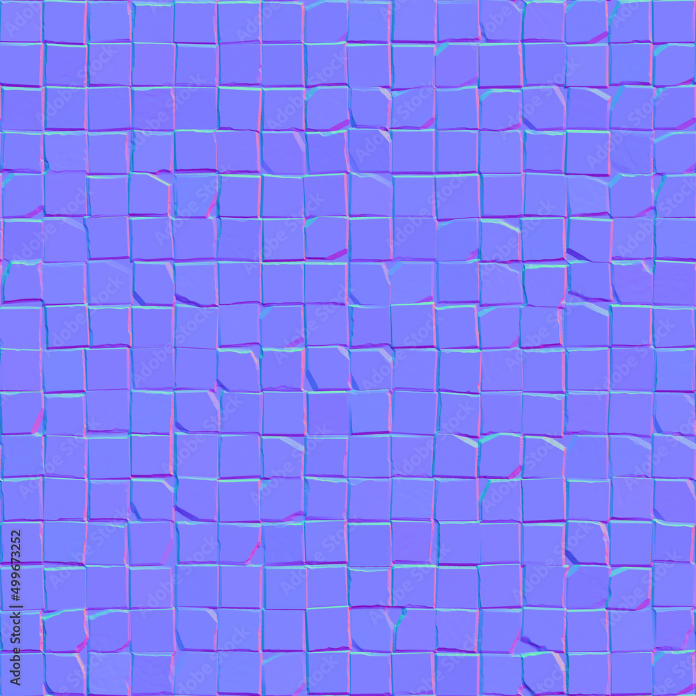 Normal map Stone Tiles texture, normal mapping Stock Illustration ...
