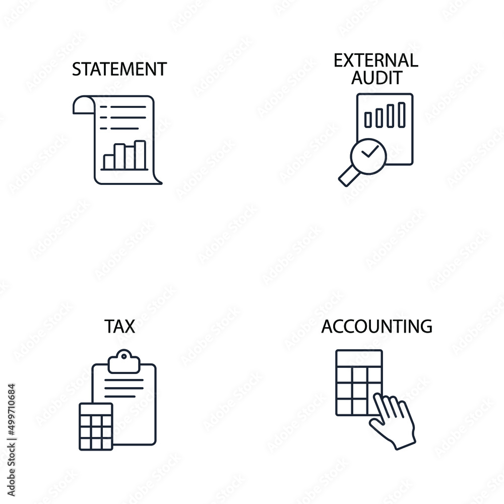 Fiscal Year Icons Set Fiscal Year Pack Symbol Vector Elements For fiscal-year-icons-set-fiscal-year-pack-symbol-vector-elements-for