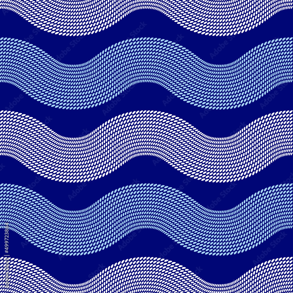 african textile art curvy zig zag and circle point seamless pattern ...