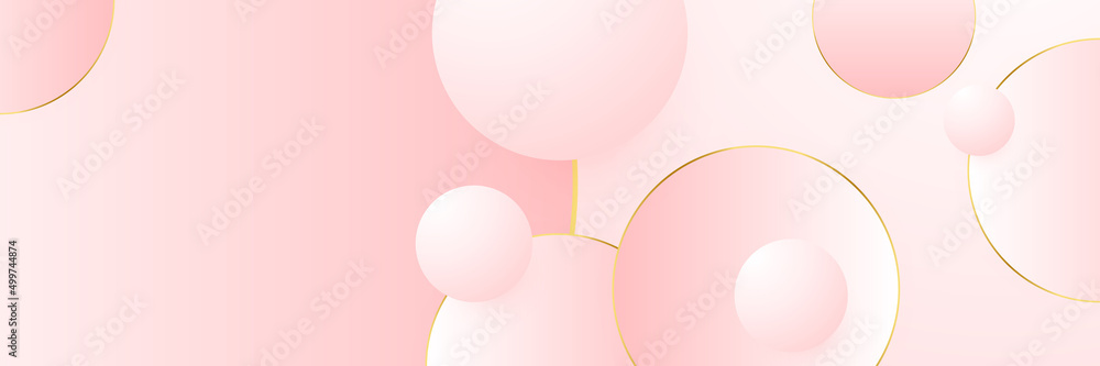 Modern light pink and gold abstract background. Abstract geometric ...