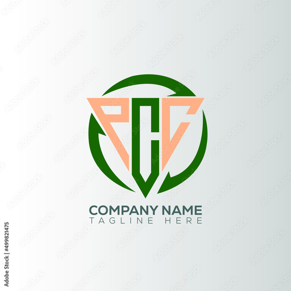PCC letter logo design on white background.PCC creative initials letter logo concept.PCC letter ...